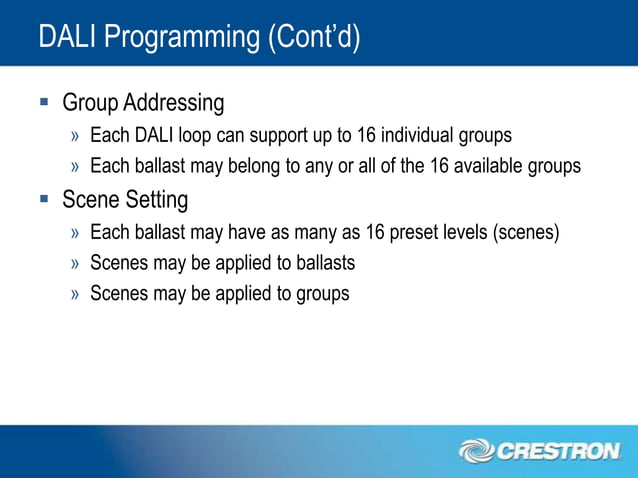 DALI Lighting Control Solutions Explained | PPTX