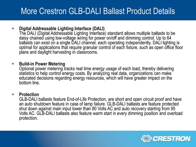 DALI Lighting Control Solutions Explained | PPTX