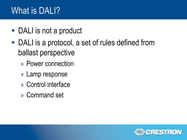 DALI Lighting Control Solutions Explained | PPTX