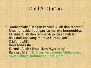 Dalil maulid nabi | PPTX