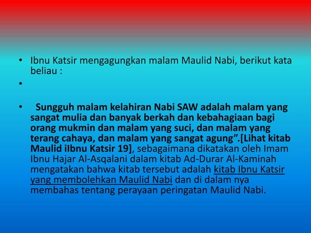 Dalil maulid nabi | PPT