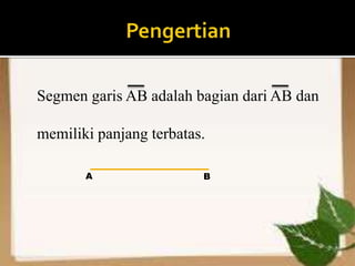 Segmen Garis | PPTX