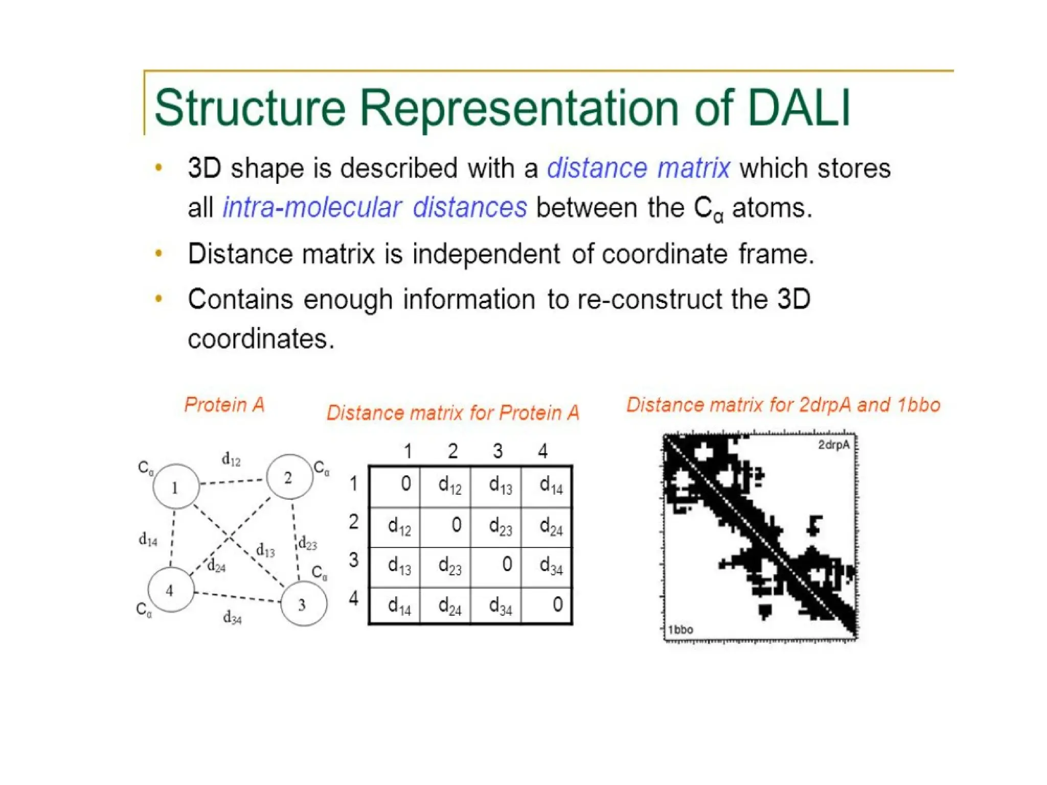 Distance-matrix ALIgnment METHOD.pptx/pdf | PPTX