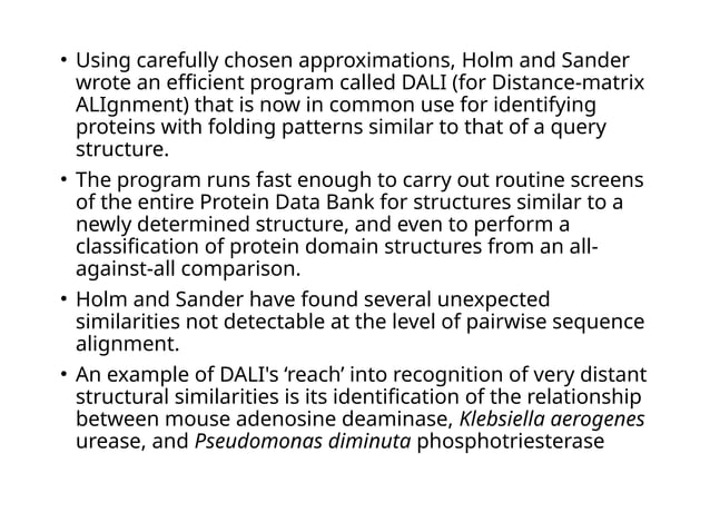 Distance-matrix ALIgnment METHOD.pptx/pdf | PPT