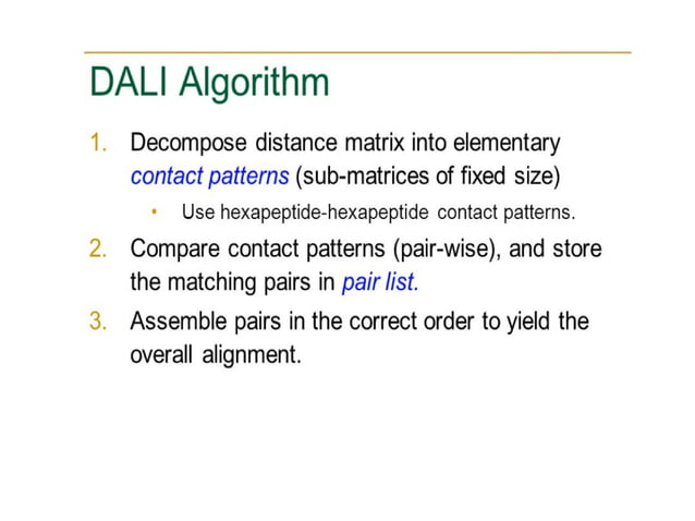 Distance-matrix ALIgnment METHOD.pptx/pdf | PPT