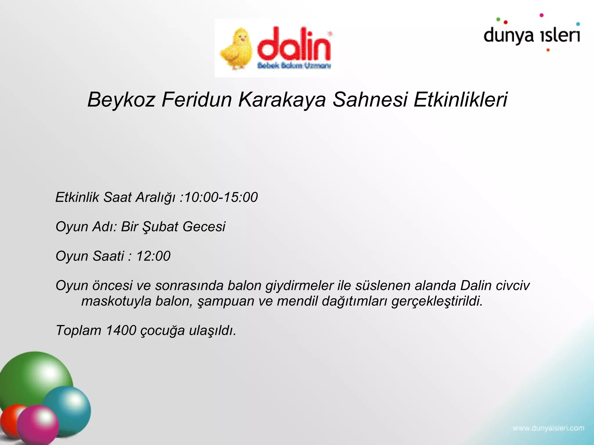 Dalin 23 Nisan Etkinlikleri Raporu | PPT
