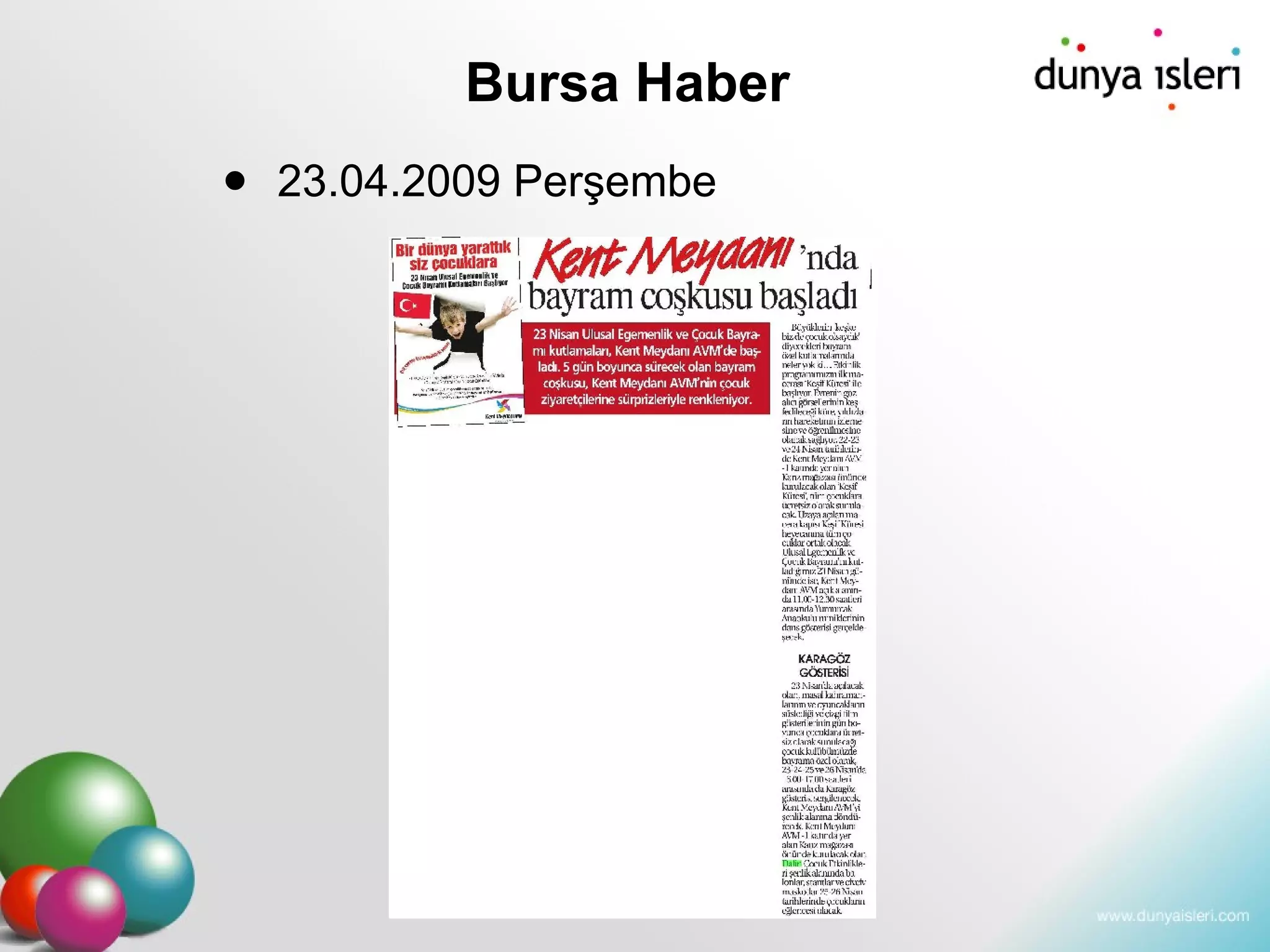 Dalin 23 Nisan Etkinlikleri Raporu | PPT