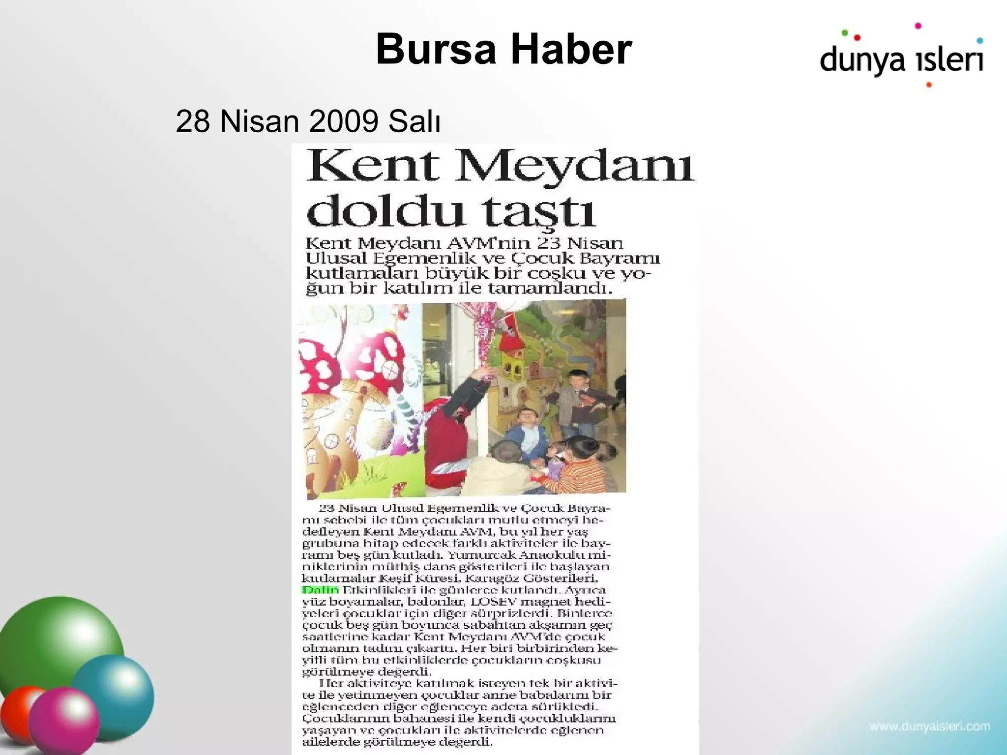 Dalin 23 Nisan Etkinlikleri Raporu | PPT