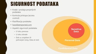Da li su Vasi podaci sigurni u Cloud-u? | PPTX