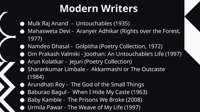 Dalit Literature__ A brief Overview.pptx | Hinduism | Religion ...