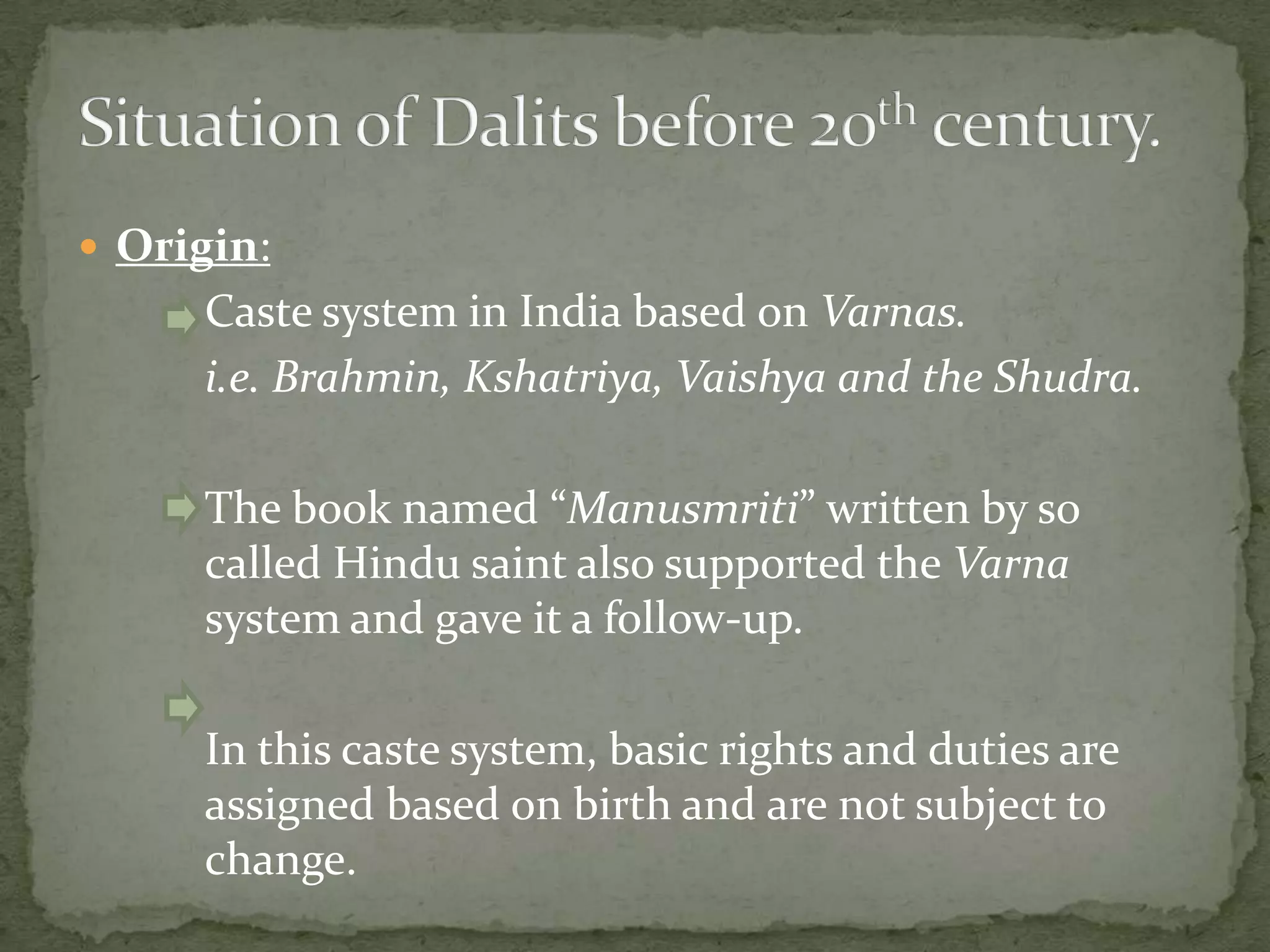 Dalit movement in maharashtra | PPTX