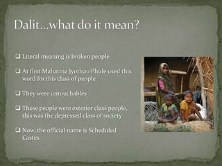 Dalit movement in maharashtra | PPTX
