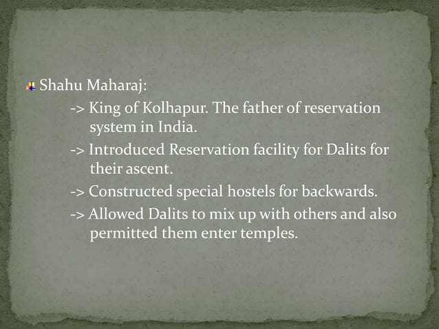 Dalit movement in maharashtra | PPTX