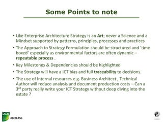 Building a ICT Strategy with an Enterprise Architecture Mindset | PDF