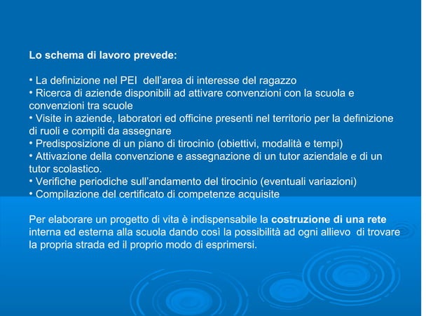 Dal laboratorio itinerante allo stage | PPT