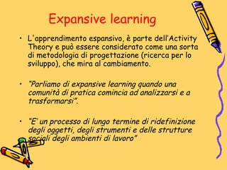 Dall'Activity Theory al Change Laboratory di Engestrom | PPT