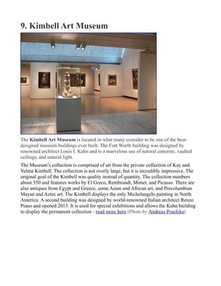 Top Attractions in Dallas-Fort Worth | DOC