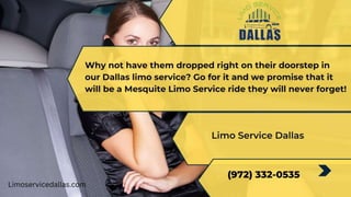 Dallas Black Car Service for your Stress-Free Honeymoon.pptx