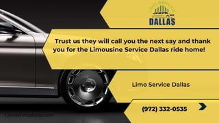 Dallas Black Car Service for your Stress-Free Honeymoon.pptx
