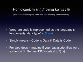 Dallas Functional - Homoiconcity | PPT