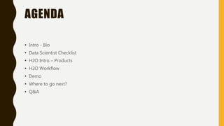 H2O intro at Dallas Meetup | PPTX | Artificial Intelligence | Technology & Computing