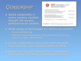 Freedom Trends and Assumptions - A Global Assessment of Internet and ...