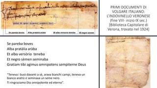 Dal latino ai volgari_Lauda_Cantico_delle_creature.pptx