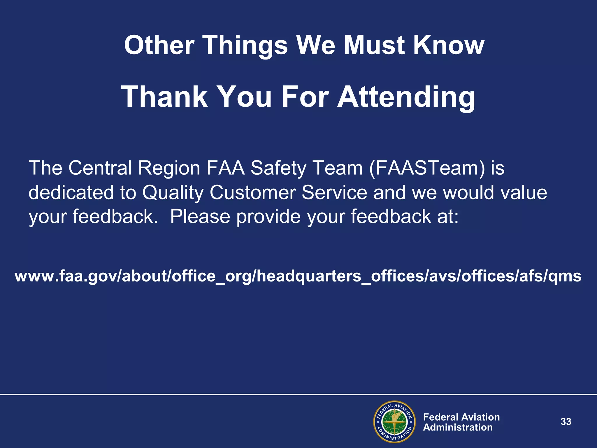 Aviation Safety Training | PPT