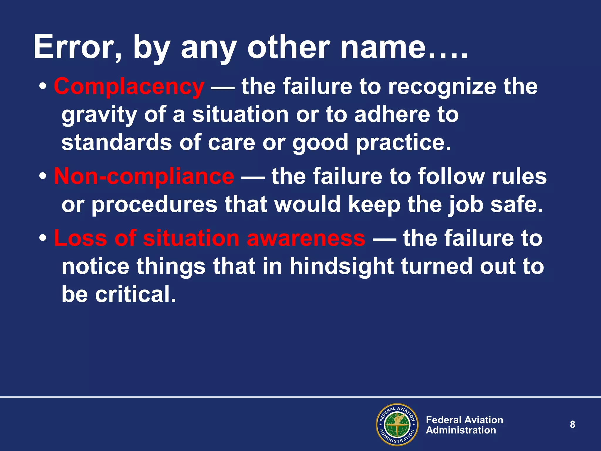 Aviation Safety Training | PPT