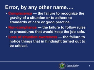 Aviation Safety Training | PPT