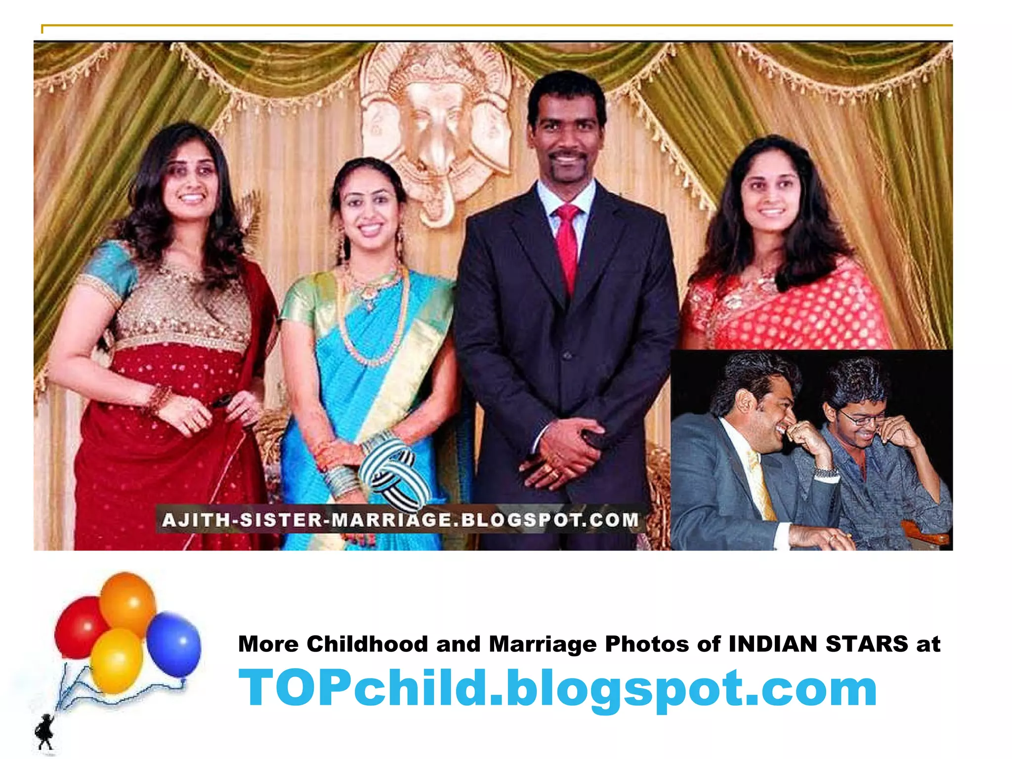 tamil actor ajith kumar sister marriage album | PPT | Movies | Entertainment