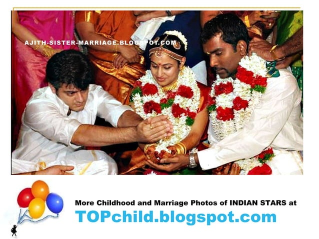 tamil actor ajith kumar sister marriage album | PPT | Movies | Entertainment