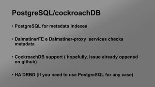 DalmatinerDB and cockroachDB monitoring plataform | PPT