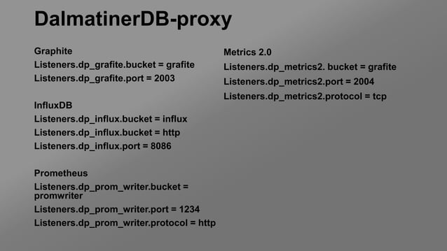 Dalmatinerdb And Cockroachdb Monitoring Plataform Ppt