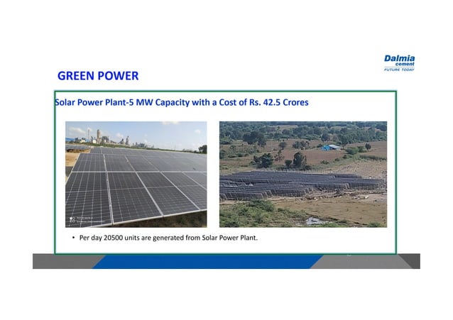 Dalmia cement Dalmiapuram.pdf | Power and Energy Industry | Industries