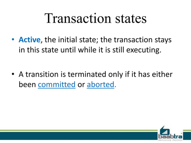 Database Abstraction Layer and Transaction in Stored procedures | PPTX | Databases | Computer ...