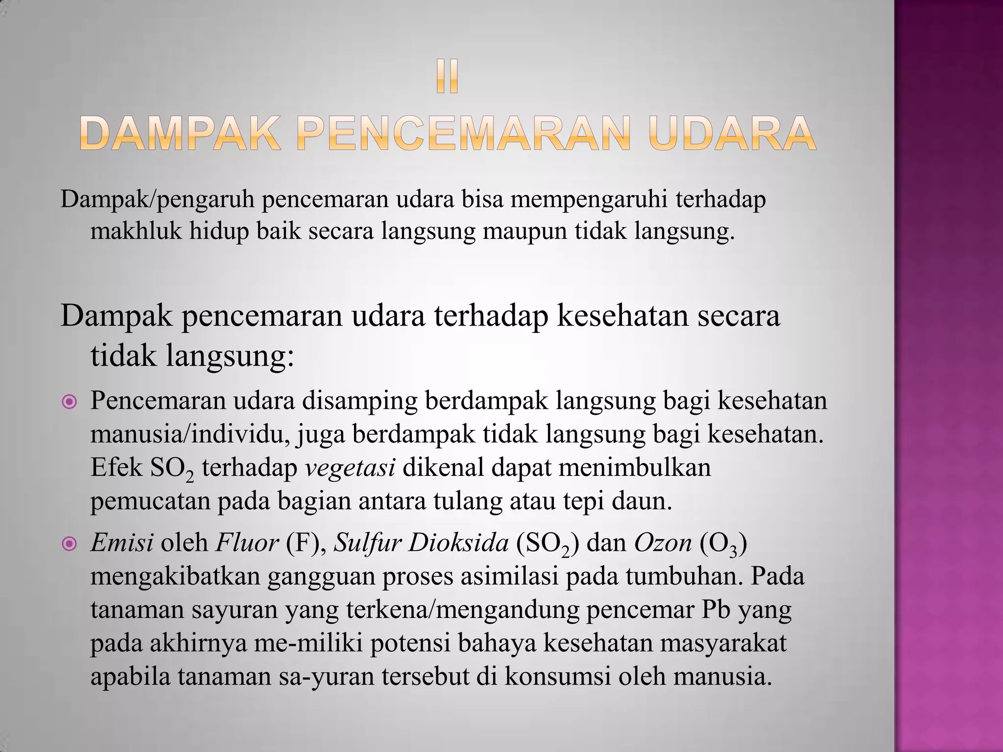 Dal penanggulangan pencemaran udara | PPTX