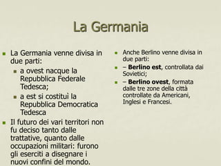 Dal secondo dopoguerra | PPT | Politics