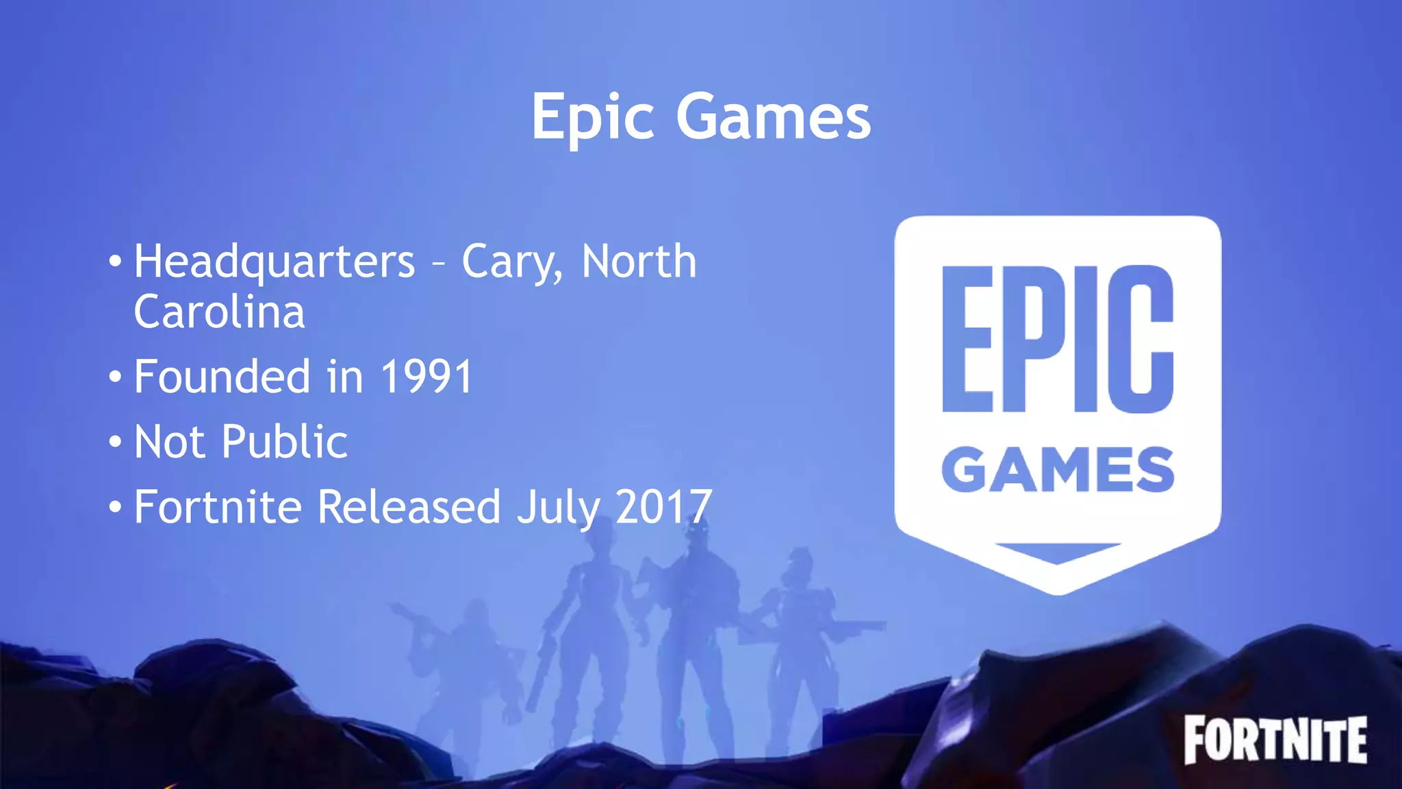 Epic Games Company Analysis | PPTX
