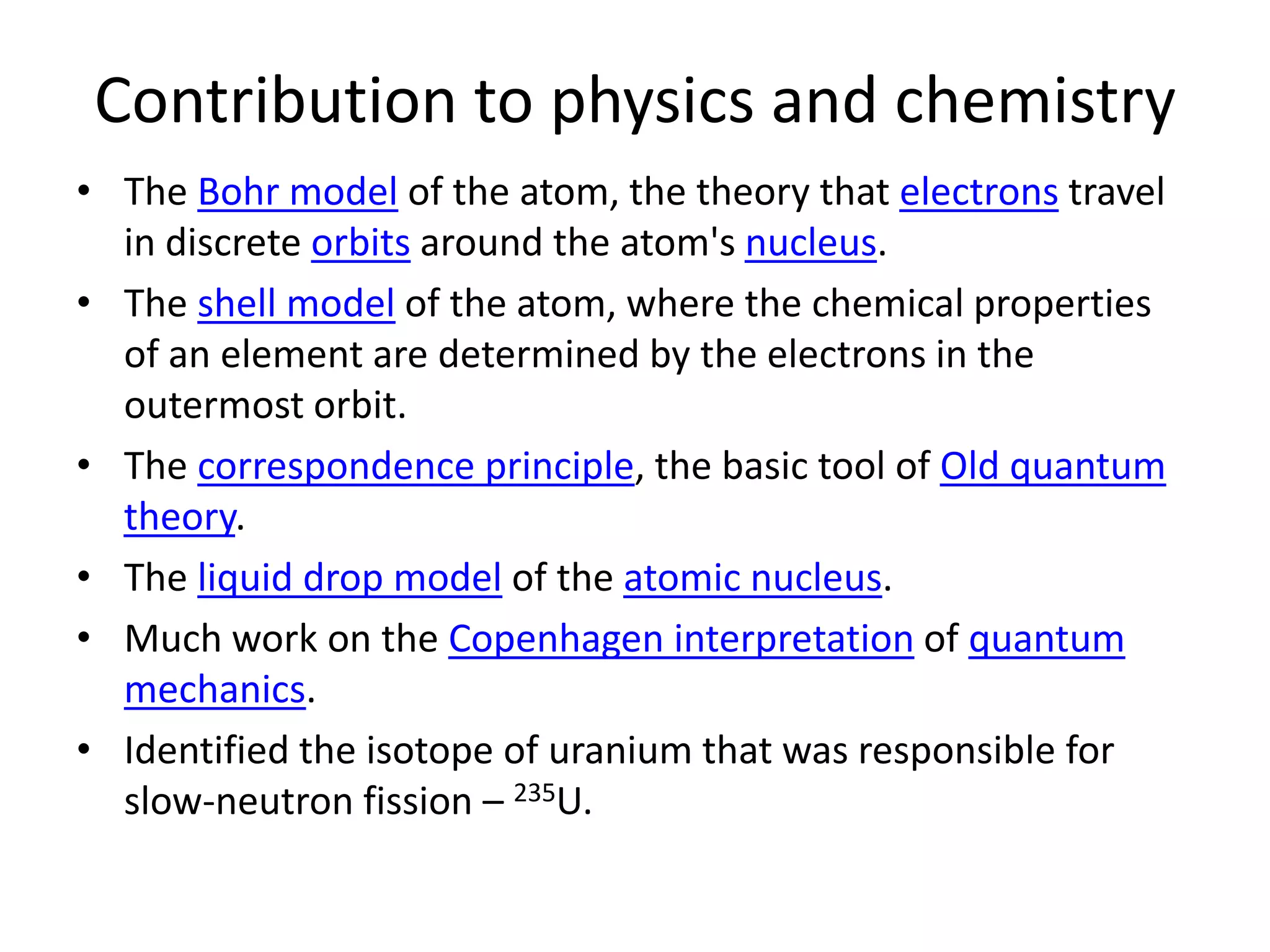 Dalton and bohr - chemistry pro. | PPTX