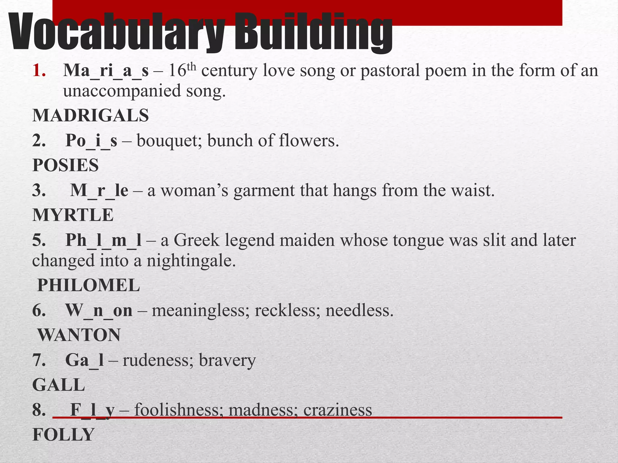 The passionate shepherd to his love and the nymph's reply | PPTX