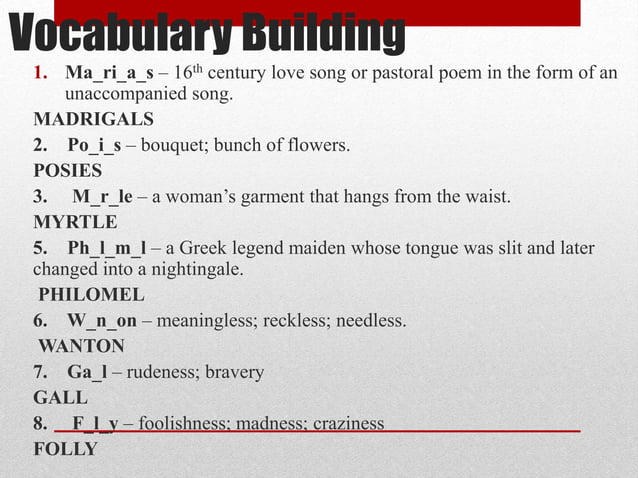 The passionate shepherd to his love and the nymph's reply | PPTX