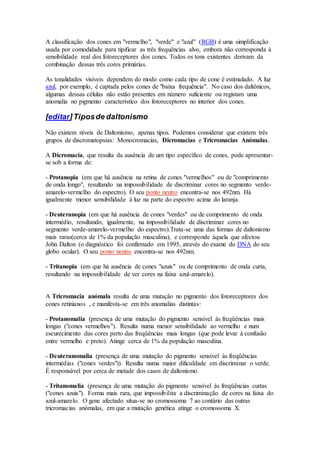 Daltonismo | DOC