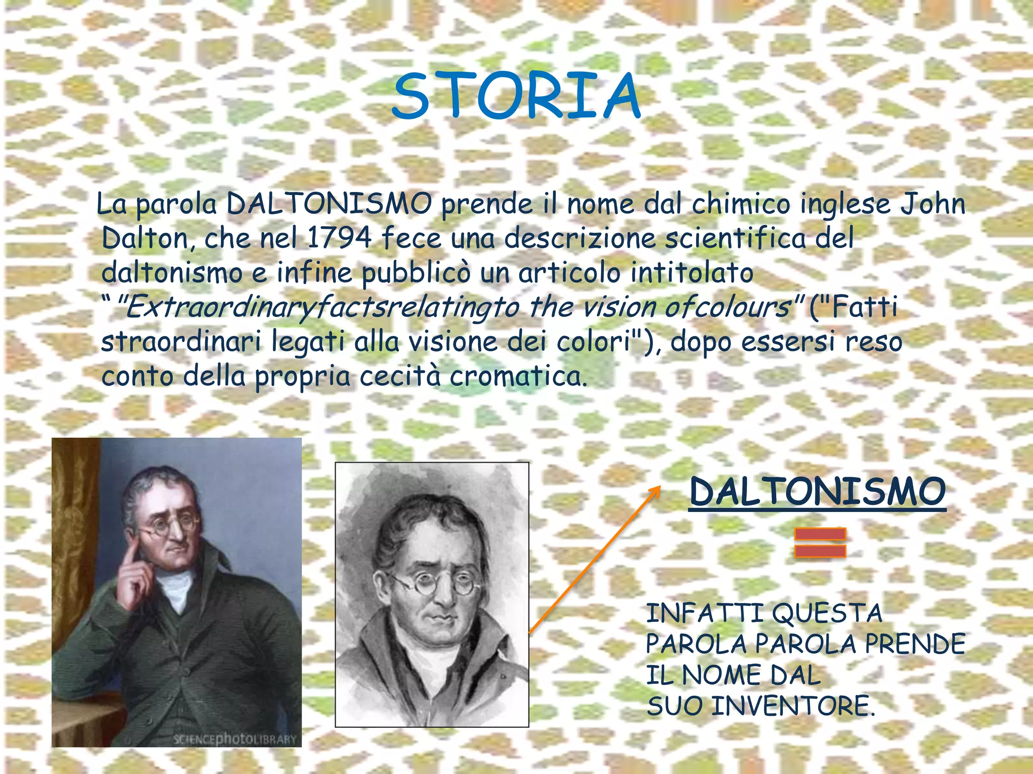 Daltonismo margherita m | PPTX