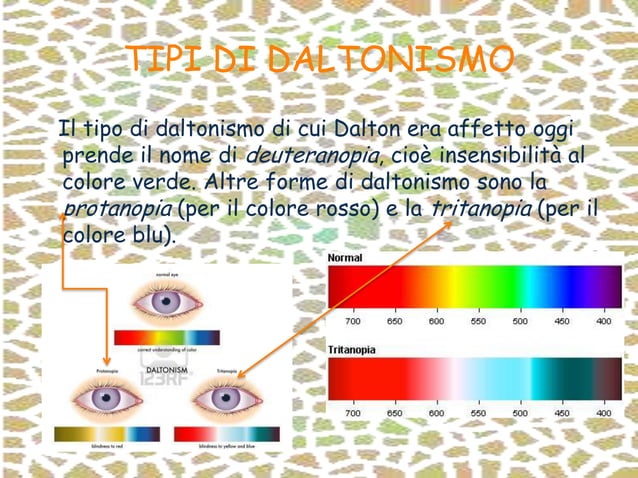 Daltonismo margherita m | PPT