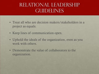 Programming With a Purpose: How Relational Leadership Shapes Union ...