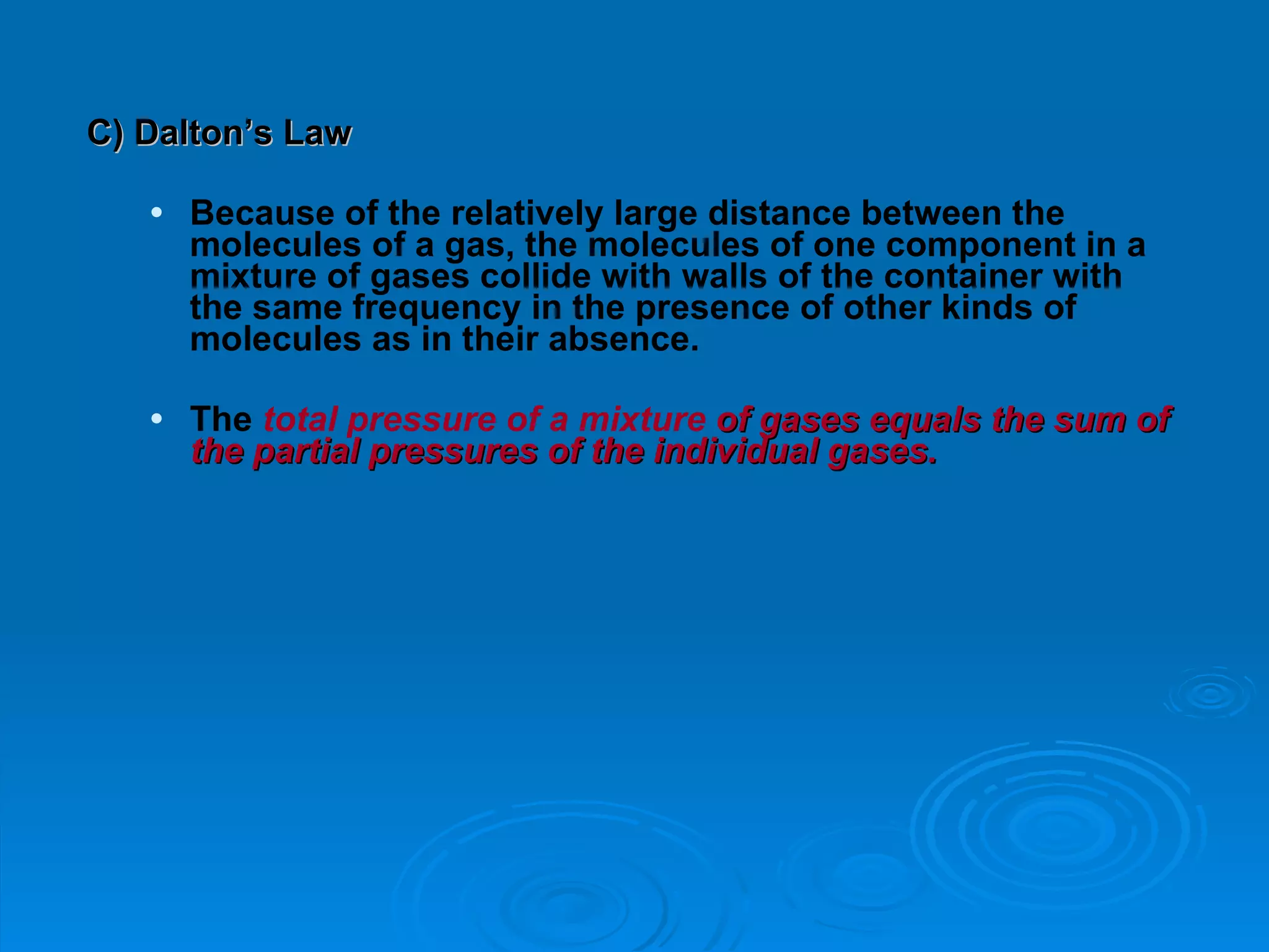Dalton’S Law Of Partial Pressure | PPT