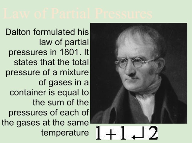 Dalton's Law of Partial Pressures | PPT