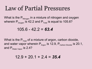 Dalton's Law of Partial Pressures | PPT