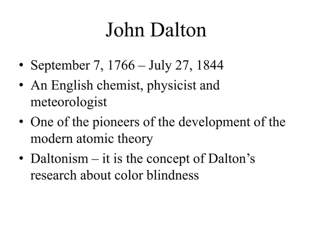 Dalton’s Atomic Model | PPTX | Chemistry | Science